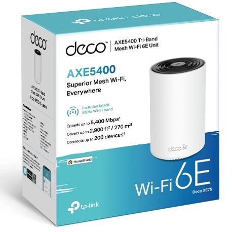 TP-Link Wi-Fi6E Deco XE75 Pro AXE5400 Mesh Wireless Router with Three ...