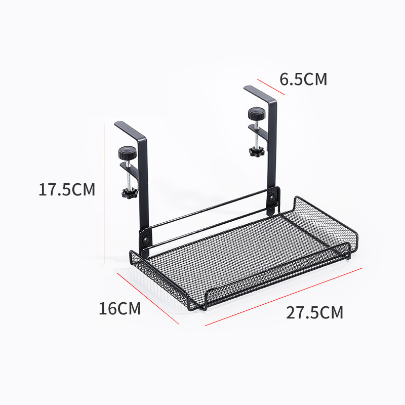 Under Desk Cable Management Tray No Drill Steel Desk Cable Organizers ...