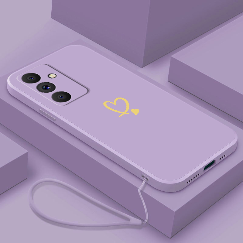 Samsung A17 samsung A07 A17 5G Artistic Love Heart Silicon Case Cute ...
