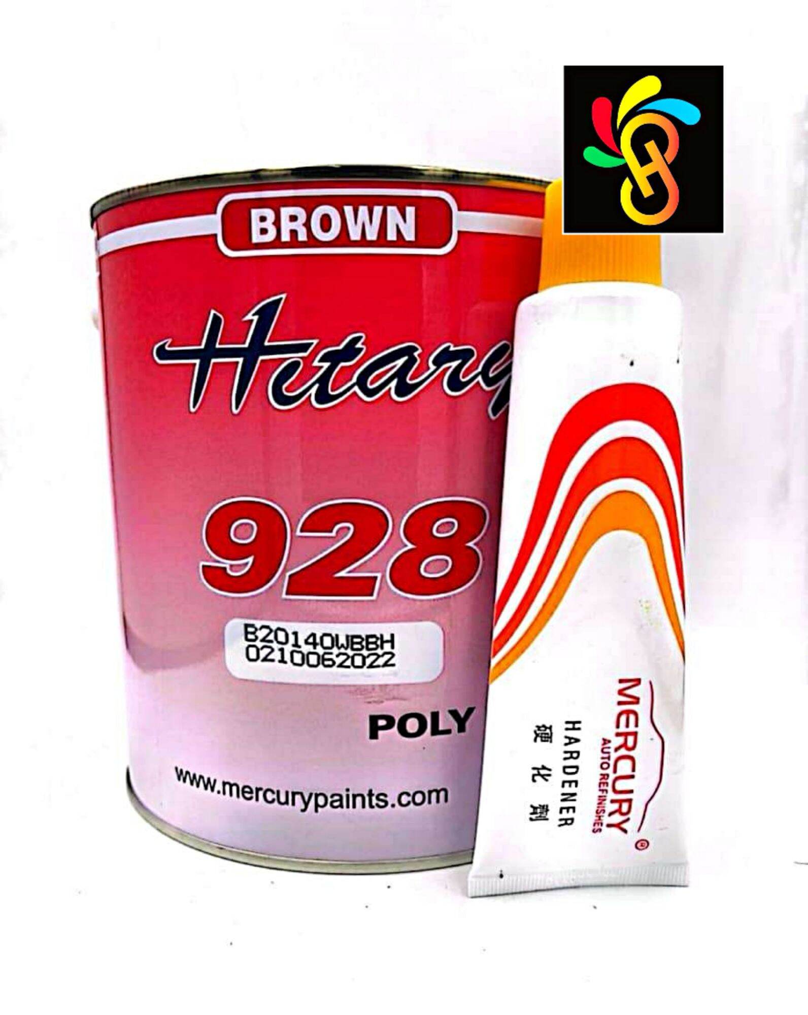 history 928 putty brown with hardener (4kg) | Lazada