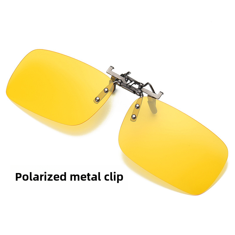 Unisex Clip-On Sunglasses for Men and Women Anti-UVB Polarized ...