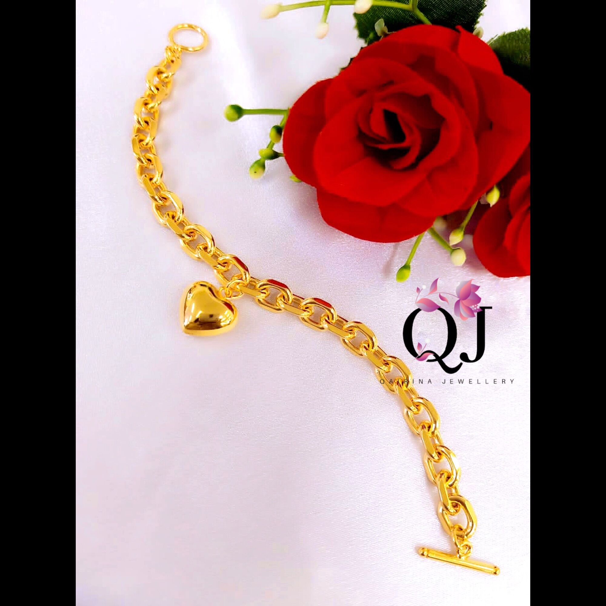 🔥HOT DESIGN🔥GELANG TANGAN SAUH LOVE 1 SD | Lazada