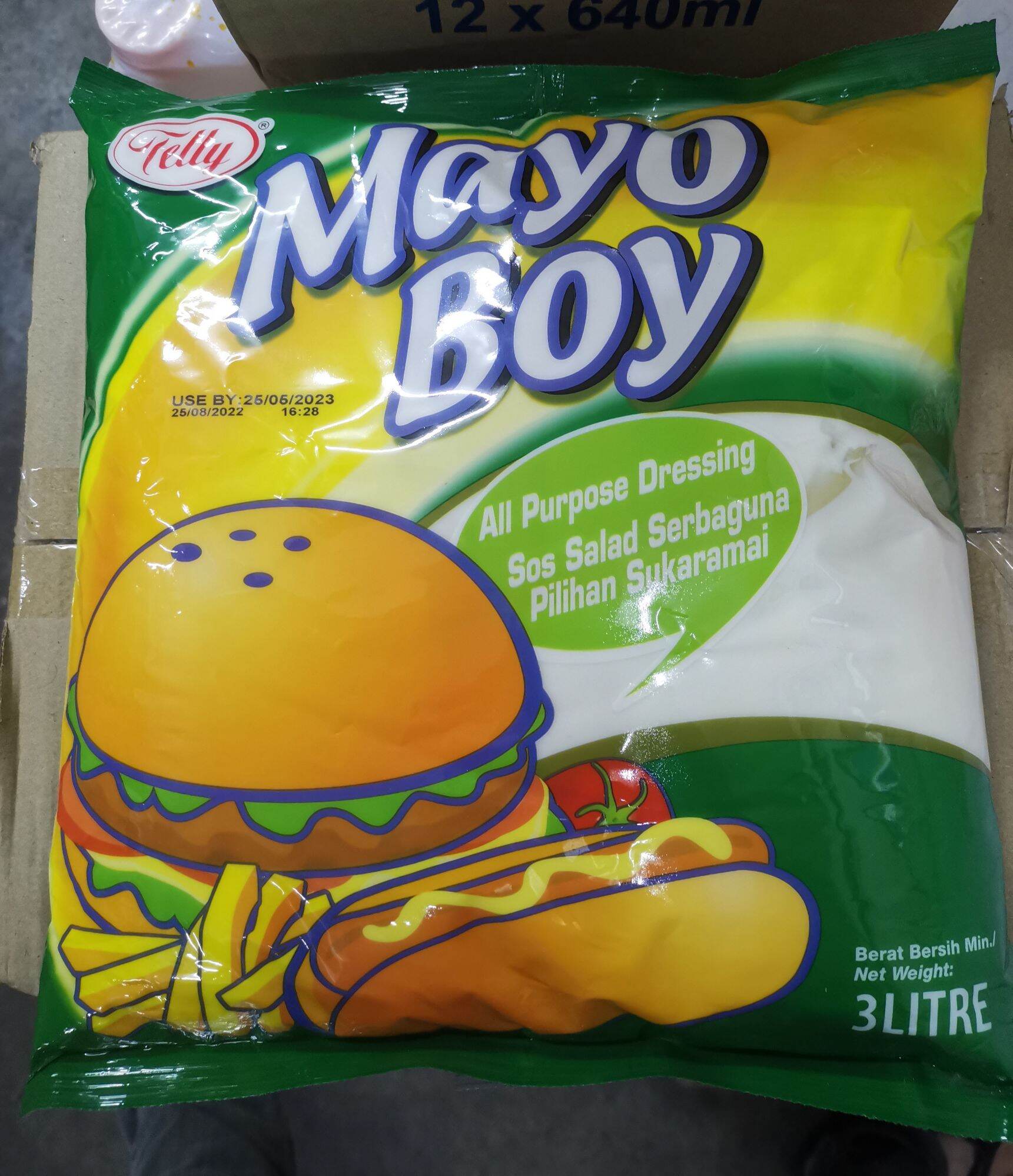 Mayonnaise 3L – Mayo Telly / Mayo King / Mayo Boy / Mayo Best [Halal ...