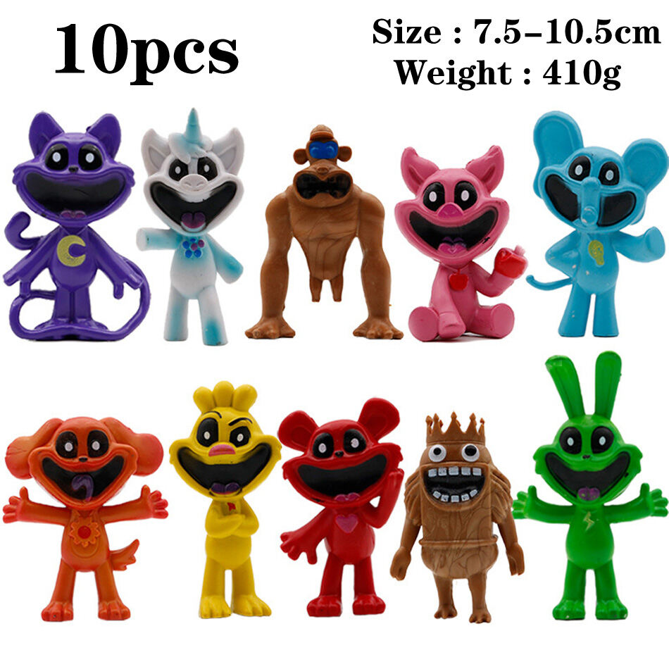 8pcs/set Smiling Critters Game Figures Model PVC Catnap Catnat Anime ...