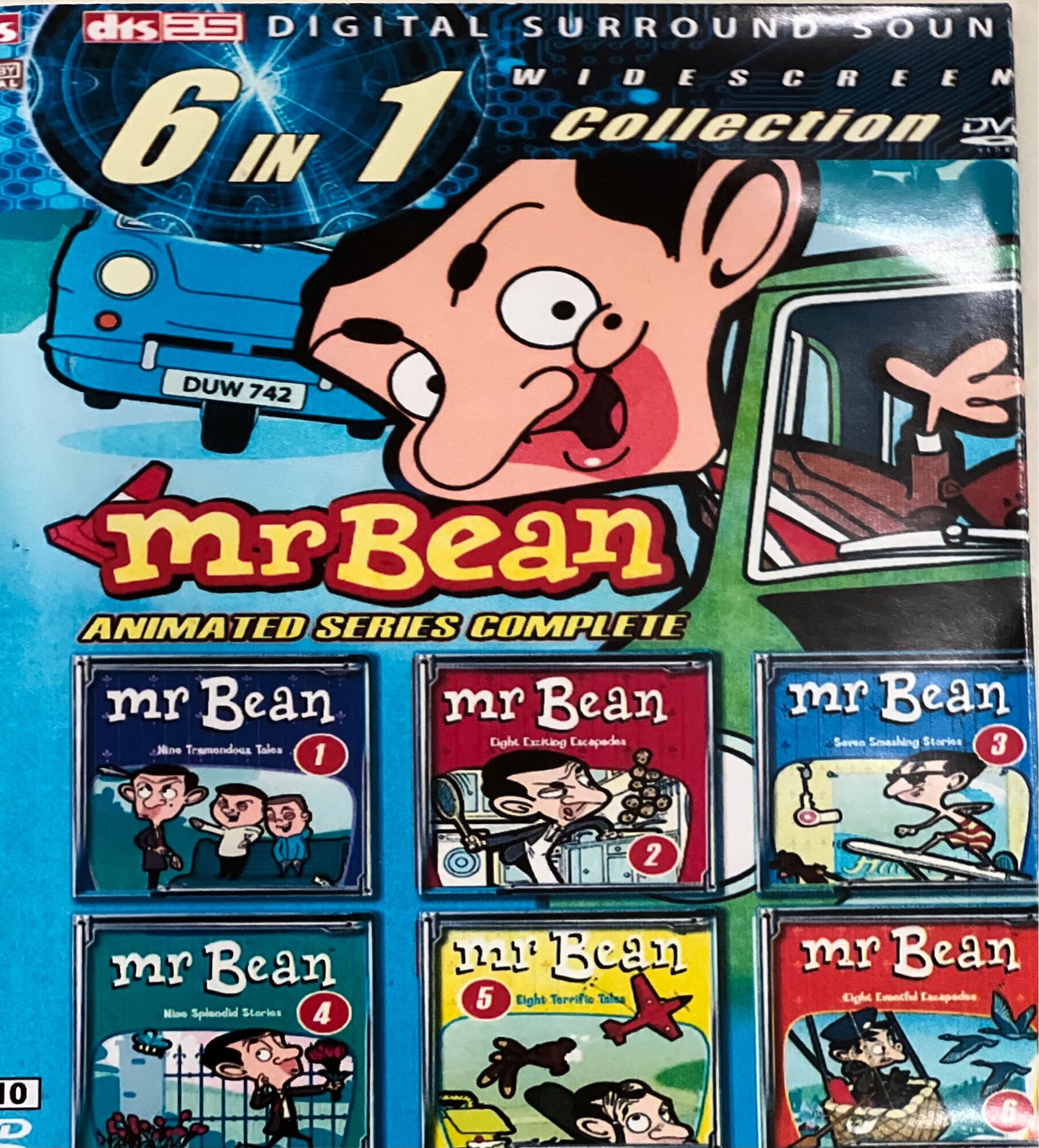 DVD Mr bean cartoon movie collection 6in1 | Lazada