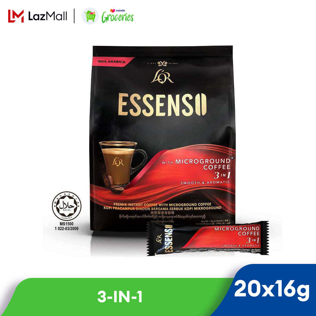 L'OR ESSENSO with Microground Instant 3in1 Coffee, 20 Sticks | Lazada