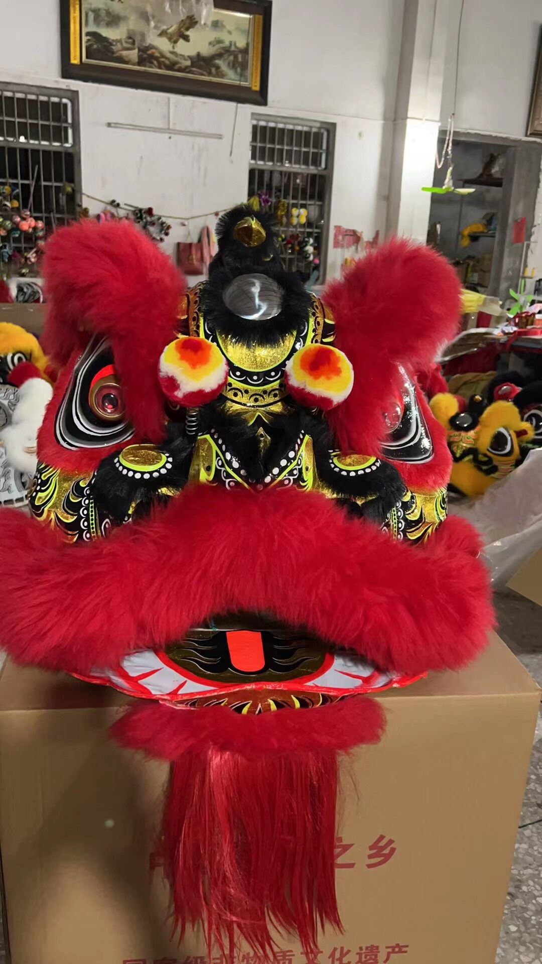 Southern Lion Dance Props Dragon And Lion Dancing Equipment Awaken Lion ...