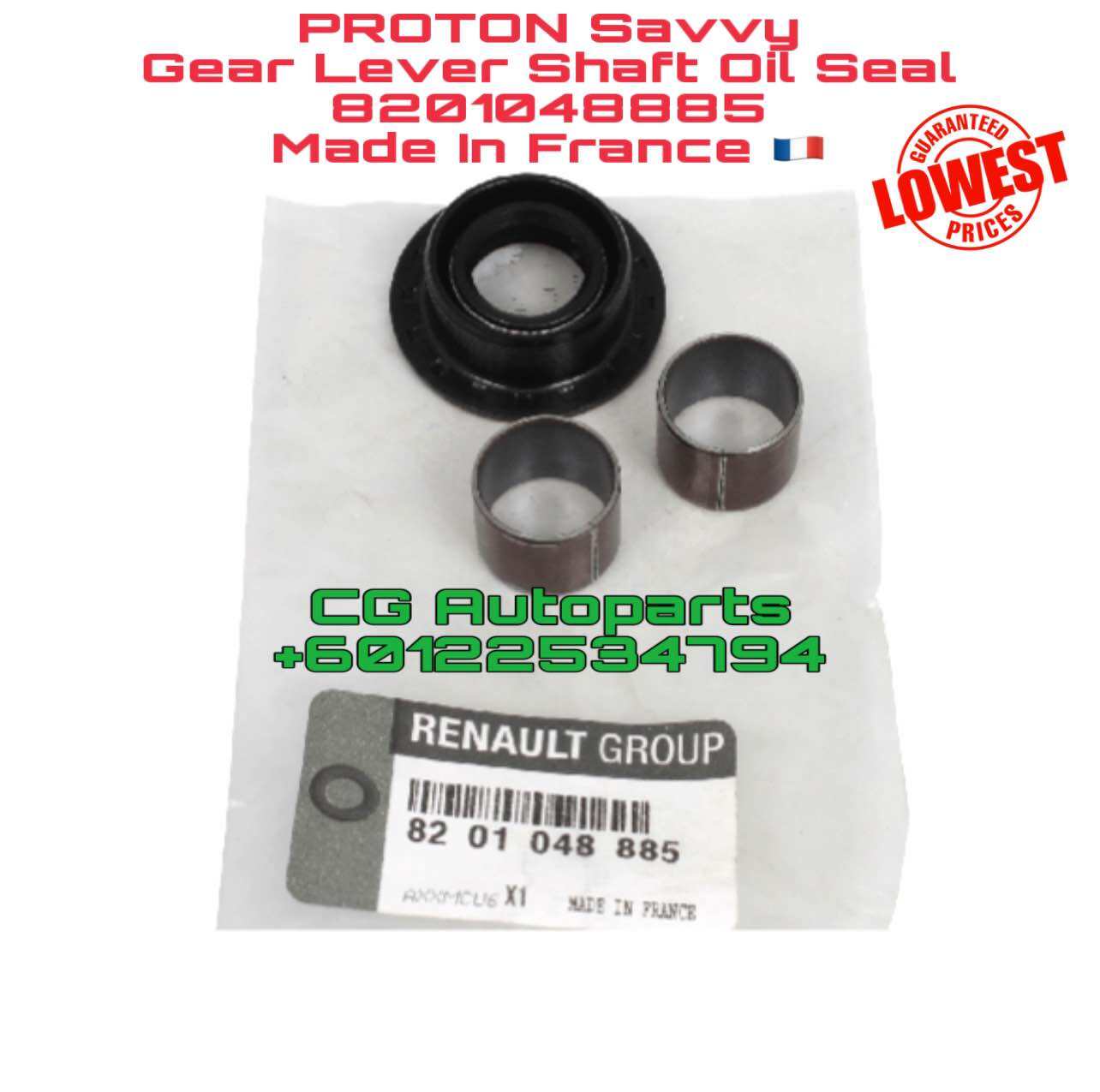 Proton Savvy Gearbox Oil Seal Original Renault 8201048885 Made In ...