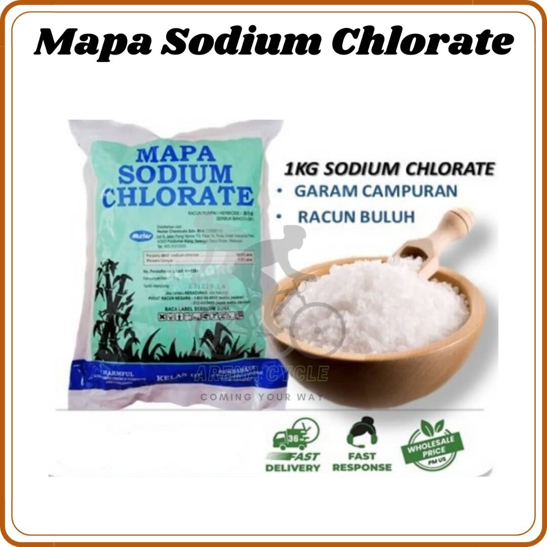 MAPA SODIUM CHLORATE 99% HERBICIDE,Garam Racun Rumput | Lazada