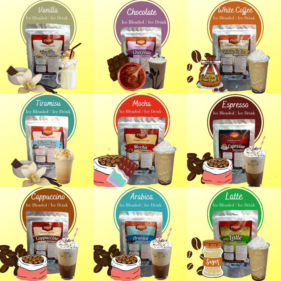 ( 500g ) Serbuk Untuk Ice Blended Powder , Minuman Ais, Iceblended ...