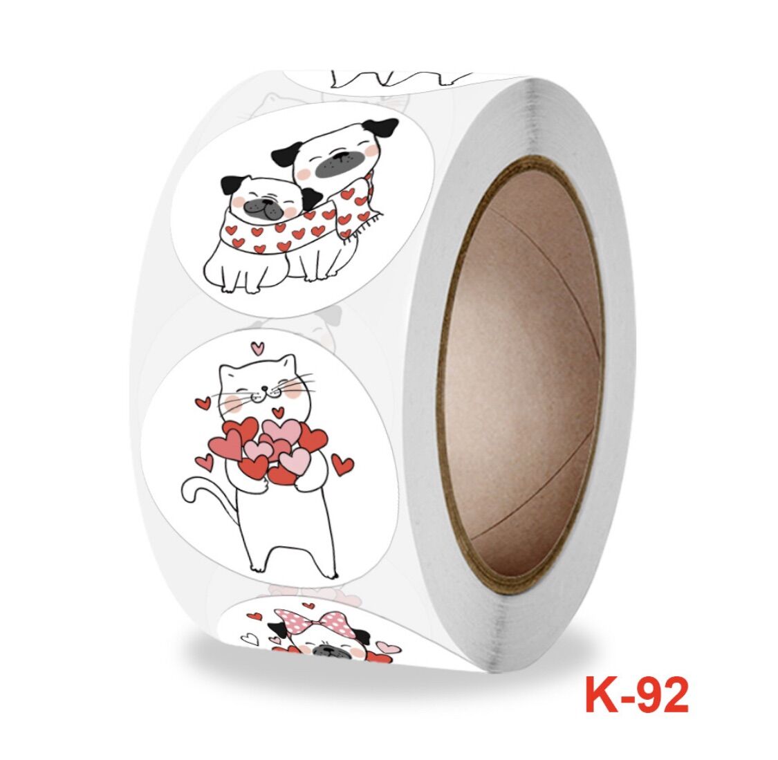 Ready stock stickers 1 roll 500 stickers reward stickers cute stickers ...