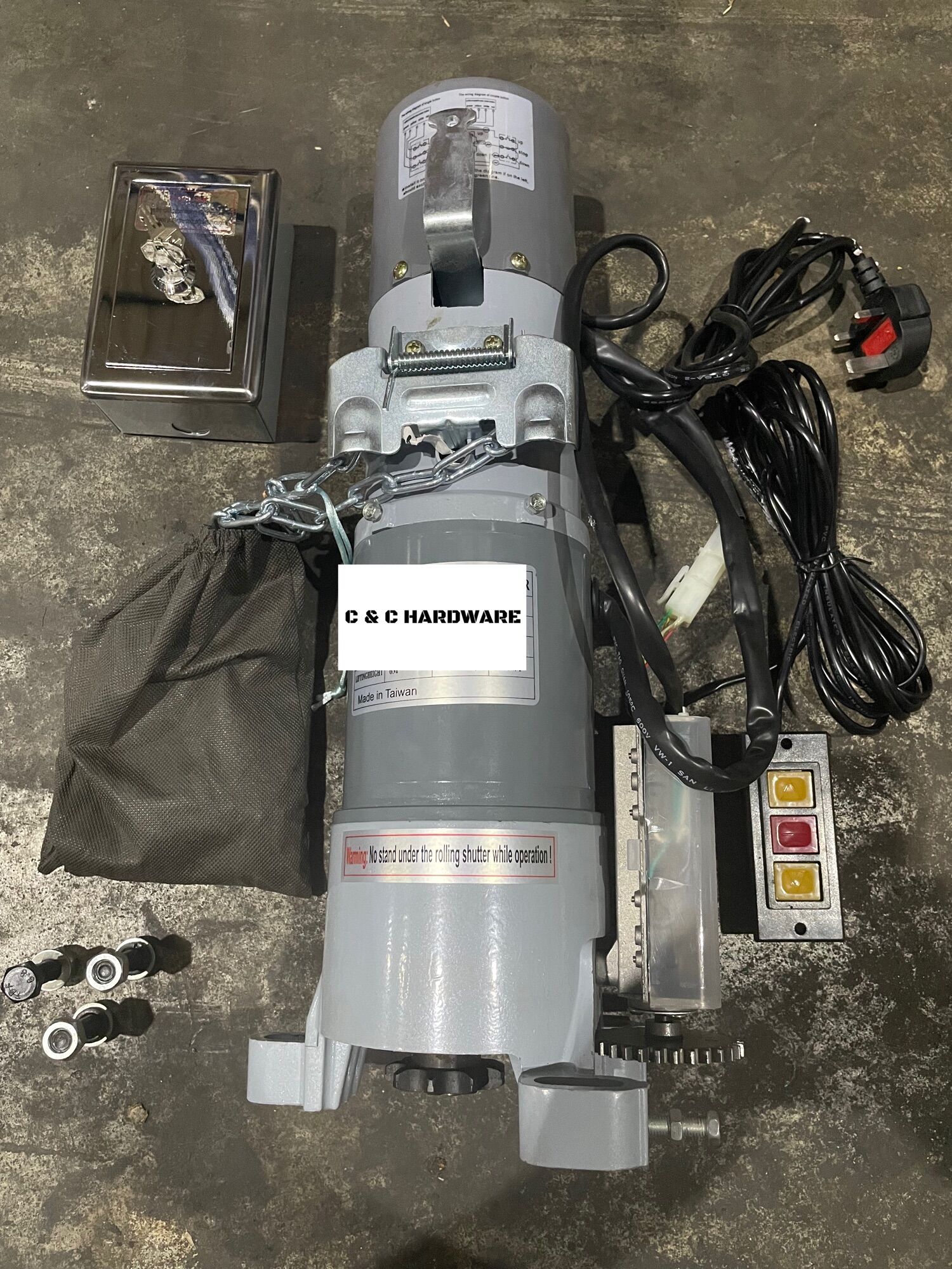 Roller Shutter Motor 300KG For Roller Shutter Door / Pintu Kedai ...