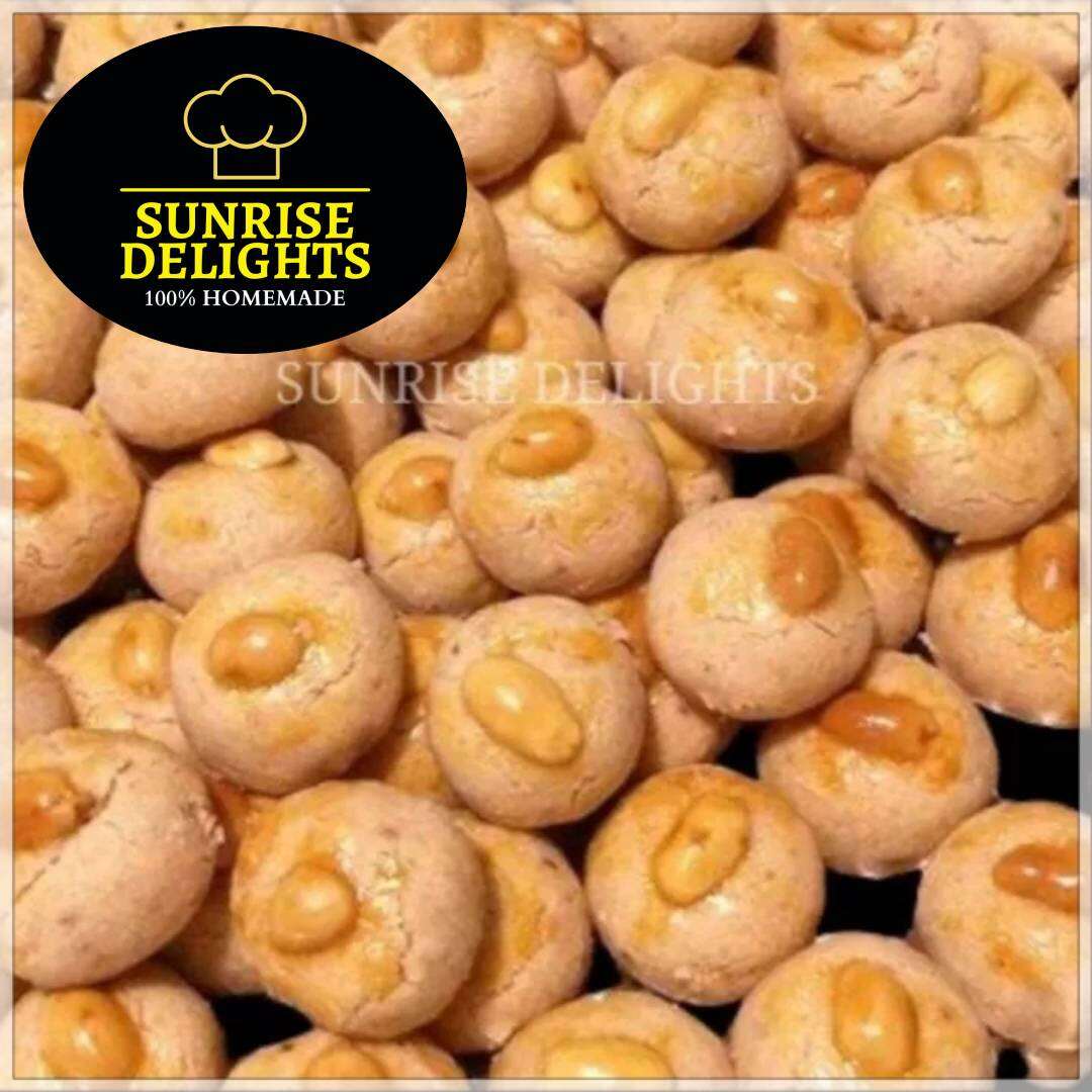 HOMEMADE BISKUT KACANG / BISKUT MAZOLA / HOMEMADE PEANUT COOKIES ...