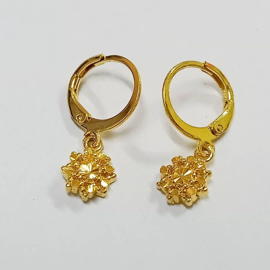 Earring Subang Gantung Emas Korea 24k GOLD PLATED | Lazada