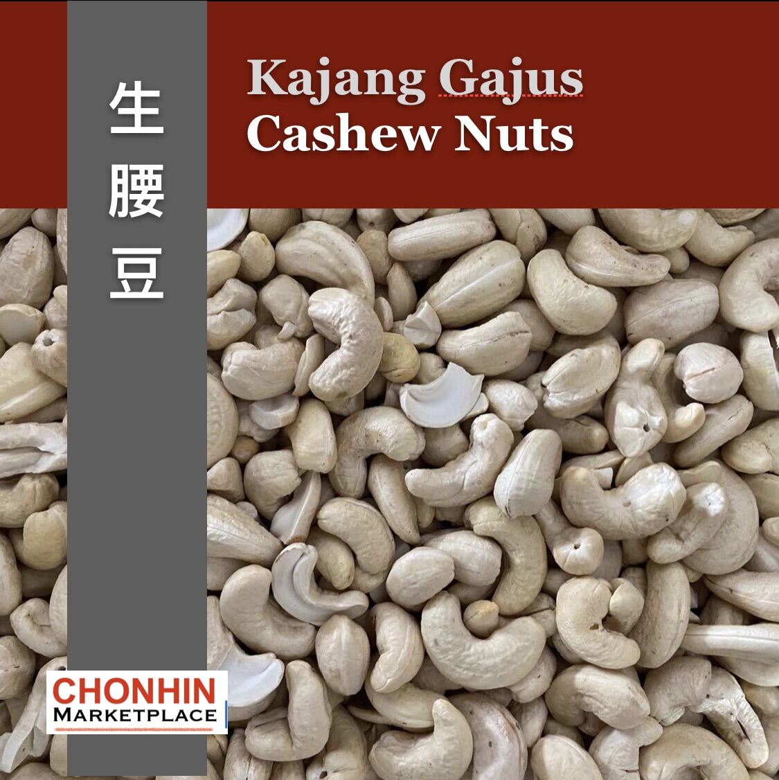 【Original 500gram】Kajang Gajus 生腰豆 Cashew Nuts | Lazada
