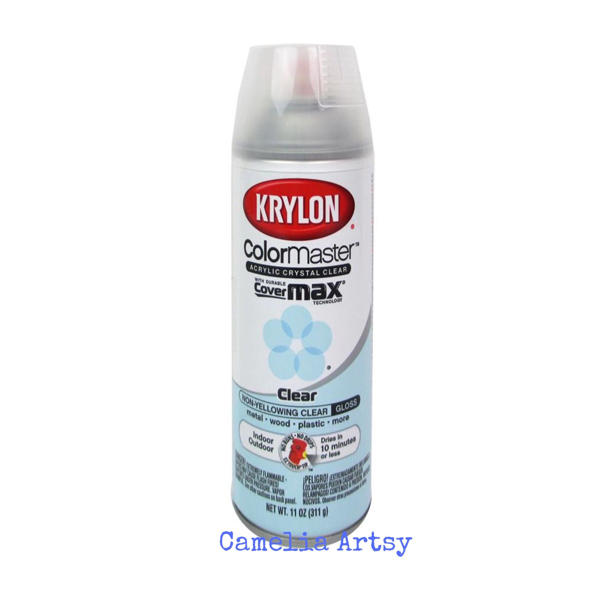 Krylon ColorMaster Acrylic Crystal Clear Spray 11oz🔥offer🔥 | Lazada