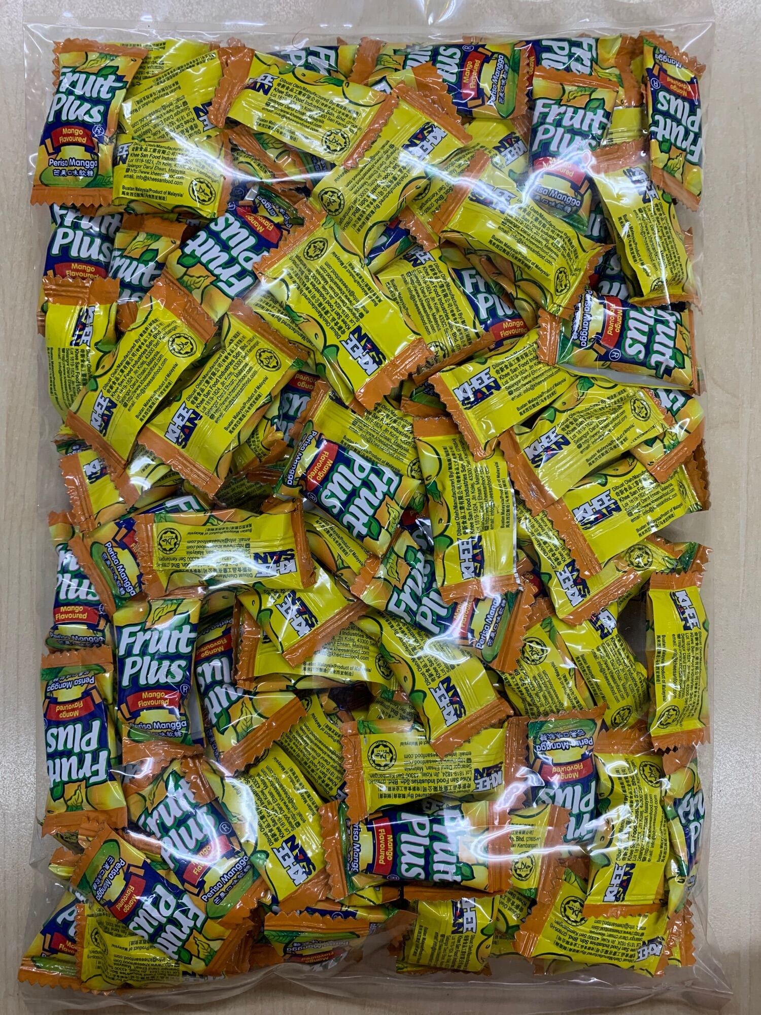 FRUIT PLUS MIXED ASSORTED FRUITS CHEWY CANDY 500G / 150 PIECES± | Lazada