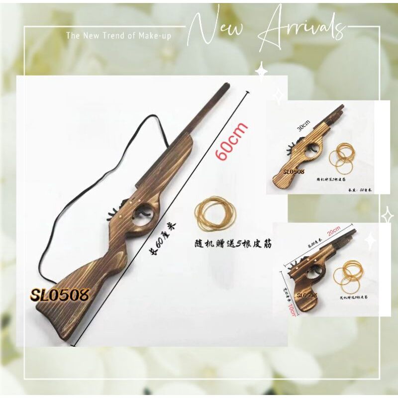 MAINAN KAYU PISTOL KECIL/BESAR/KAYU SENAPANG🔥READY STOCK🔥 | Lazada