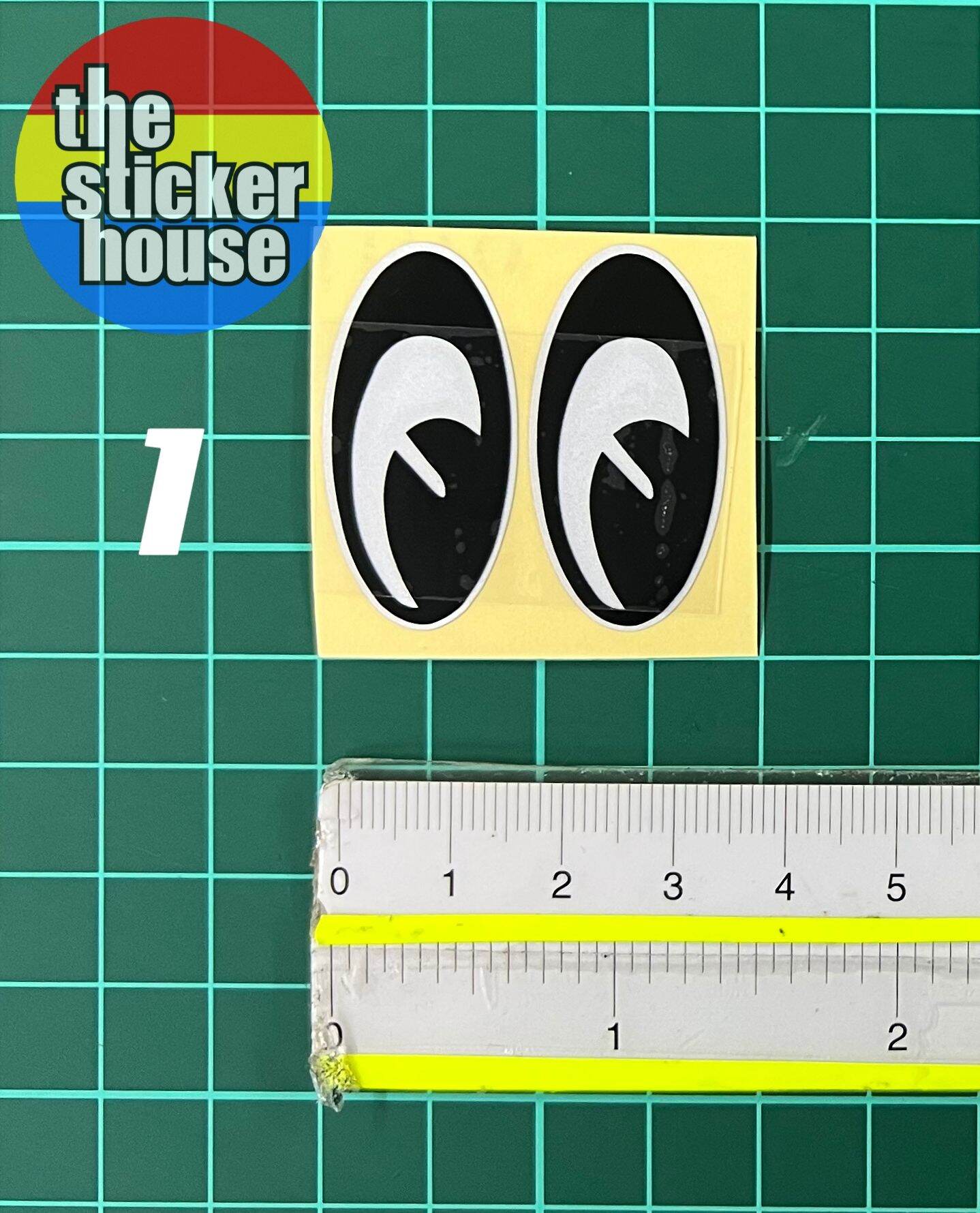 MOON / MOONEYES / EYES / WORDING MOONEYES / MATA STICKER CUTTING ...