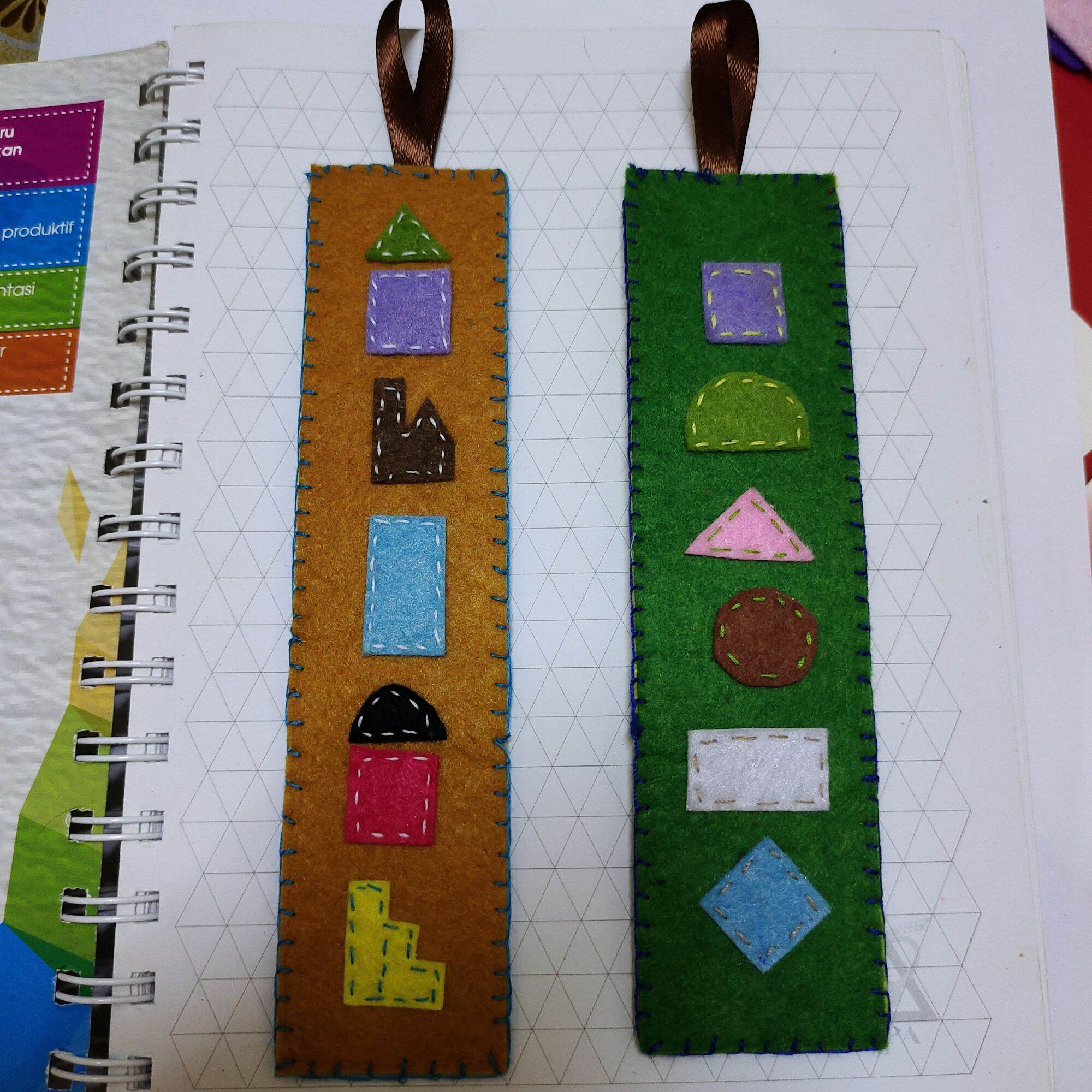 Handmade Felt Bookmarks / Penanda Buku Felt | Lazada