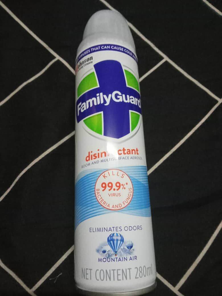 Sc Johnson Family Guard Disinfectant Spray 280ml (blue) | Lazada