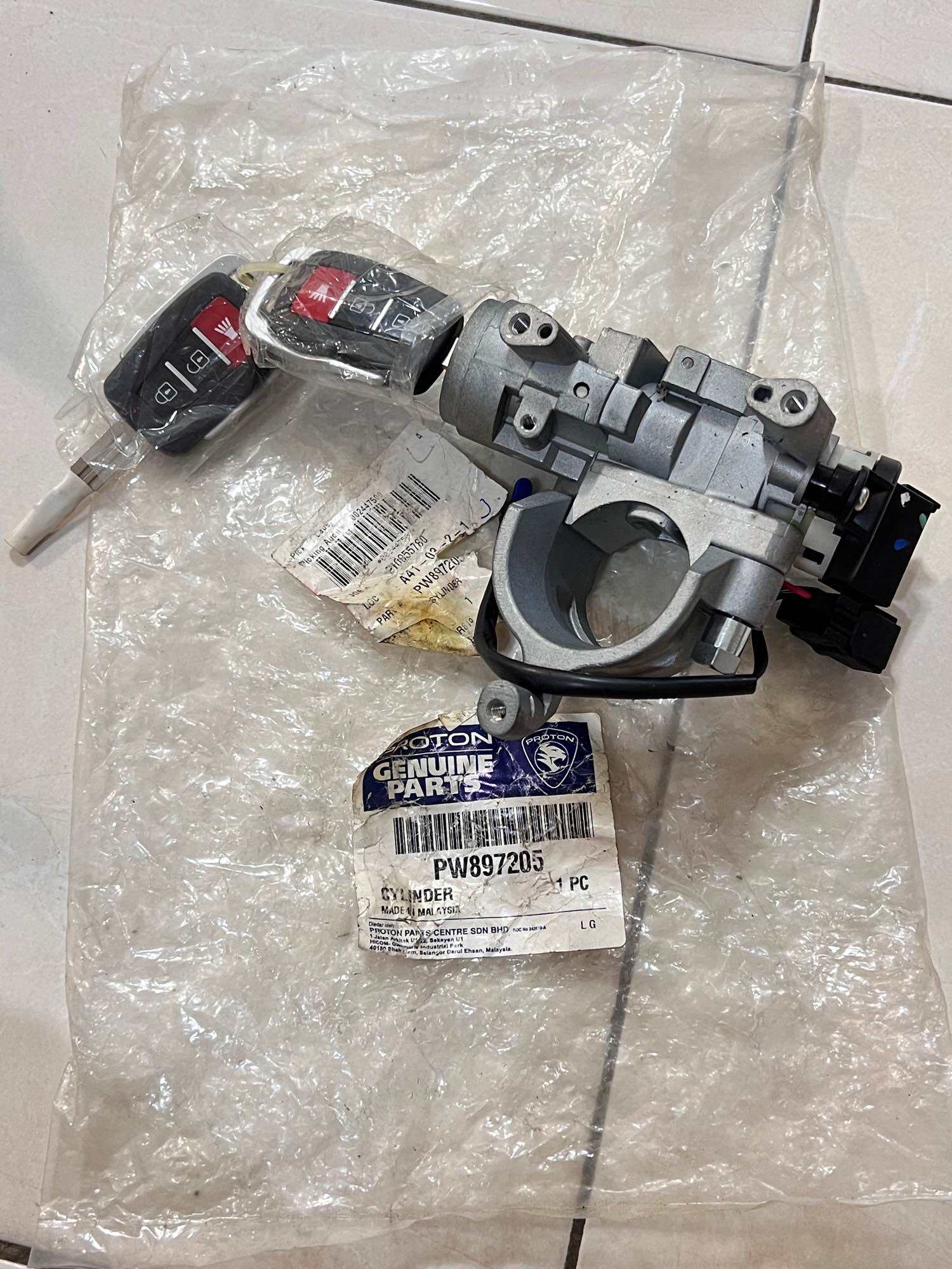 ORIGINAL PROTON EXORA CPS BOLD KEY SET REMOTE BUTTON KUNCI START PINTU ...