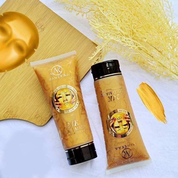 Thailand Vanekaa 24k Gold Mask Whitening Anti Aging Facial Mask 220ml x ...
