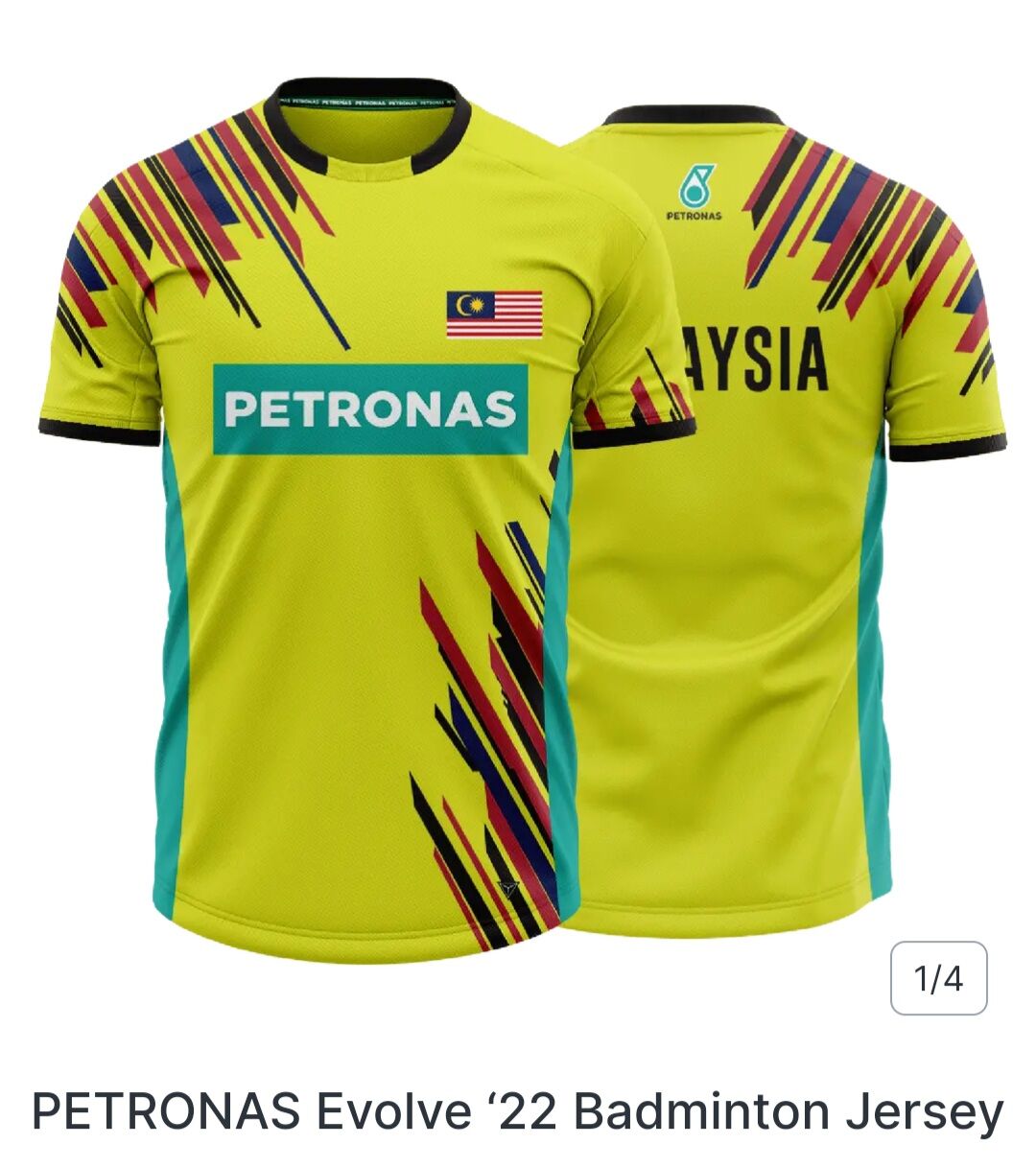 PETRONAS Evolve '22 Badminton Jersey | Lazada