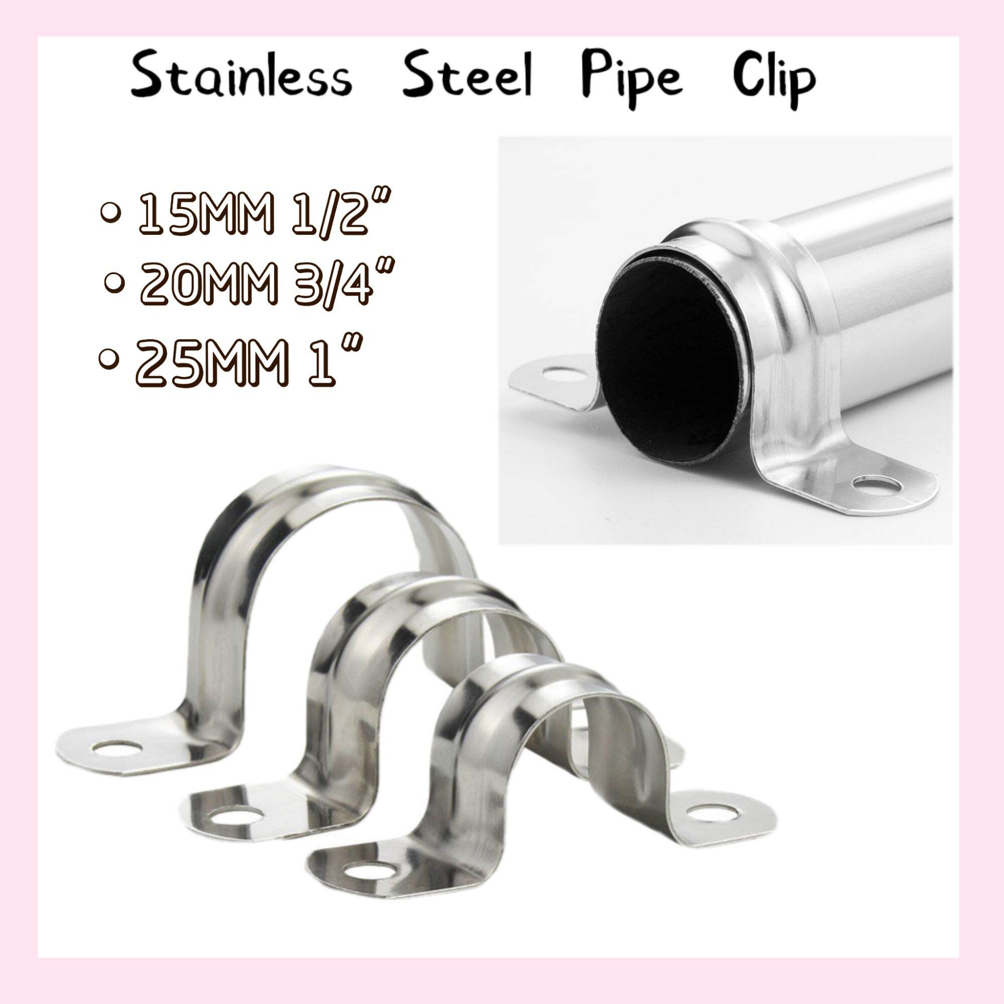 Stainless Steel Pipe Clip SUS304 U Clip Pipe | Lazada