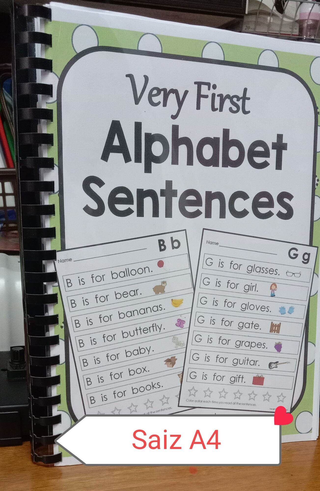 Very First Alphabet Sentences 240 m/s | Lazada