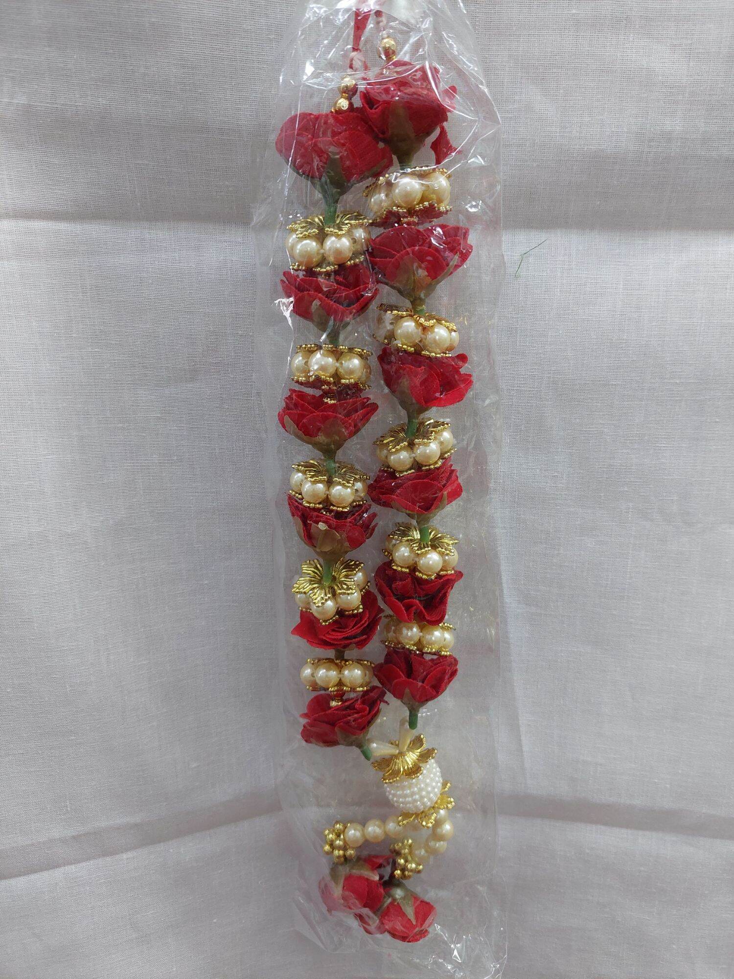 Artificial Rose Beads Malai Garland Photo Frame A4 Statue | Lazada