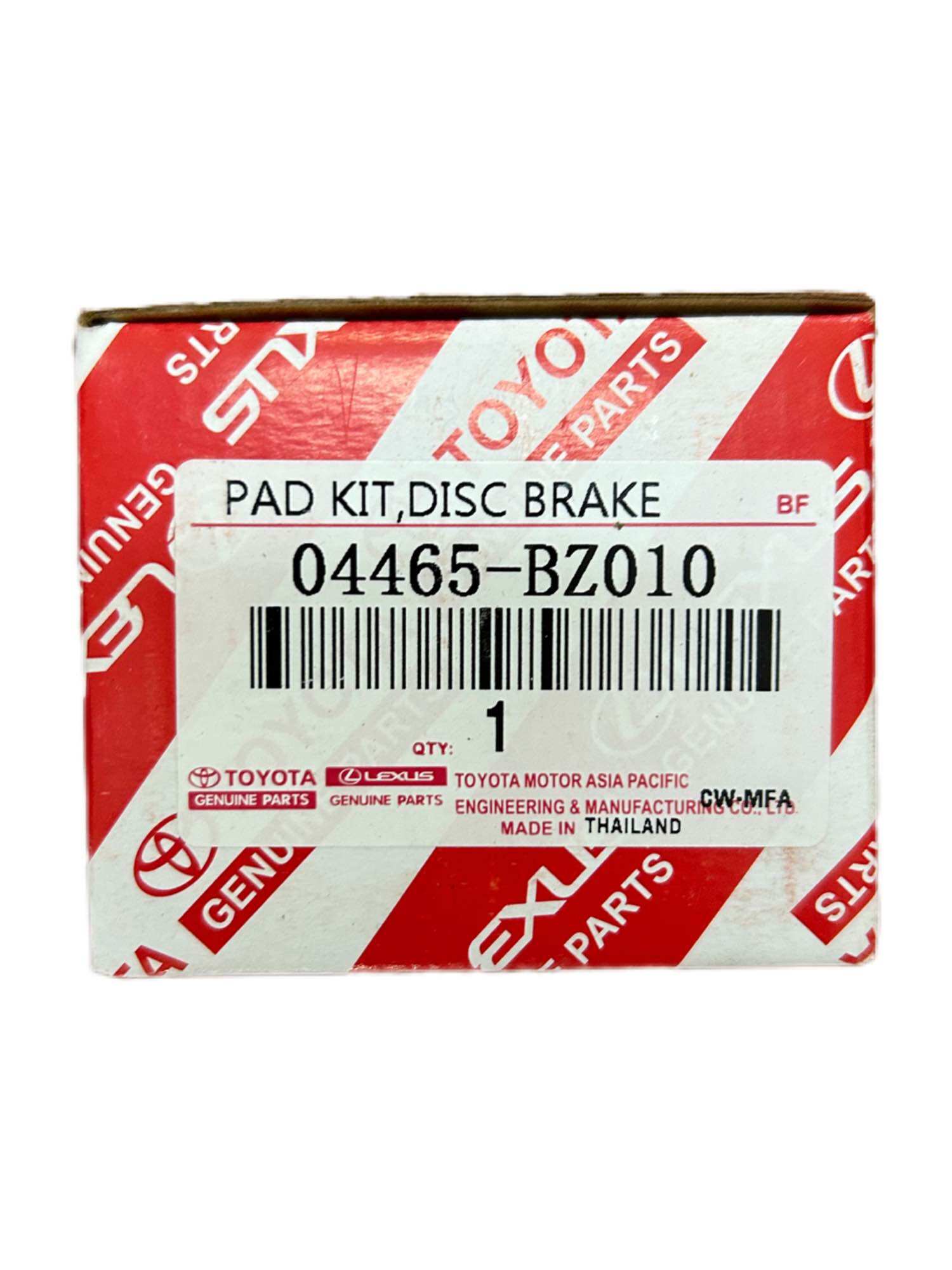 TOYOTA AVANZA F601 FRONT DISC BRAKE PAD (04465-BZ010) | Lazada