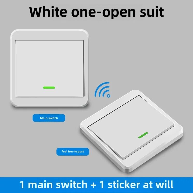 Wireless Remote Control Switch Dual Control No Wire Panel Home Use ...