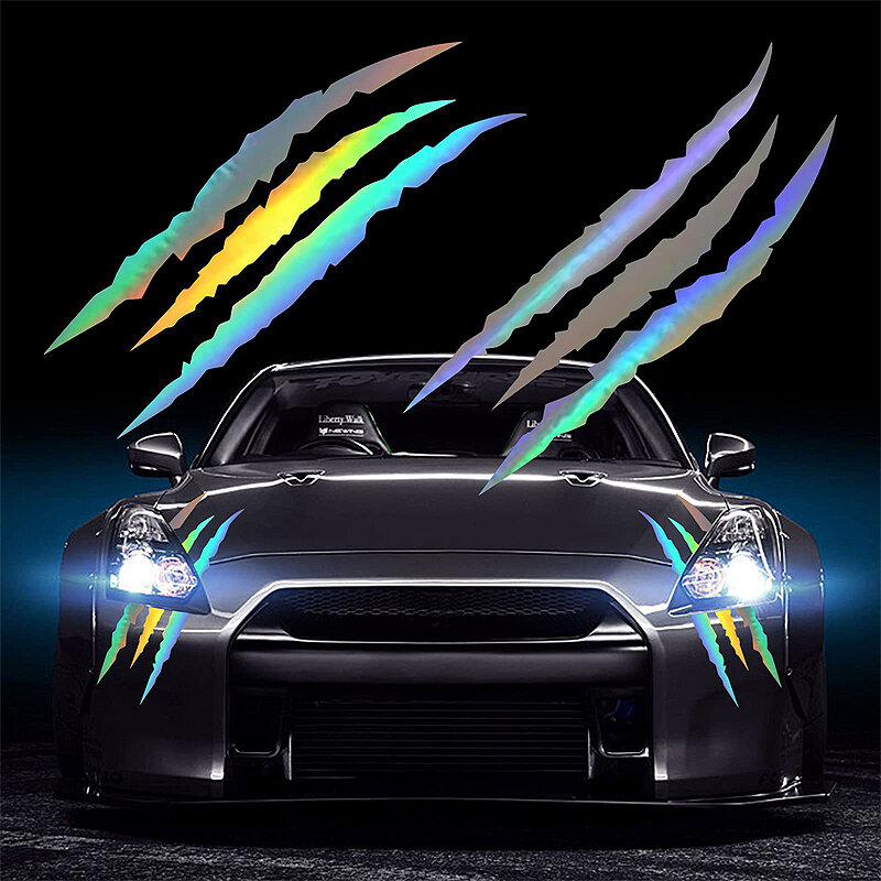 Ghost Claw Car Stickers Car Hood Vinyl Sticker Creative Modification ...