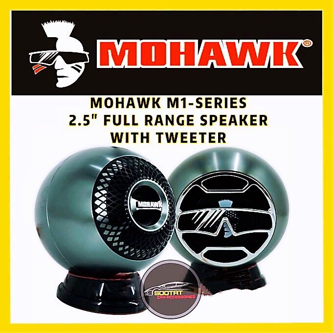 100% ORIGINAL MOHAWK 2.5" FULL RANGE SPEAKER WITH TWEETER 100W | Lazada