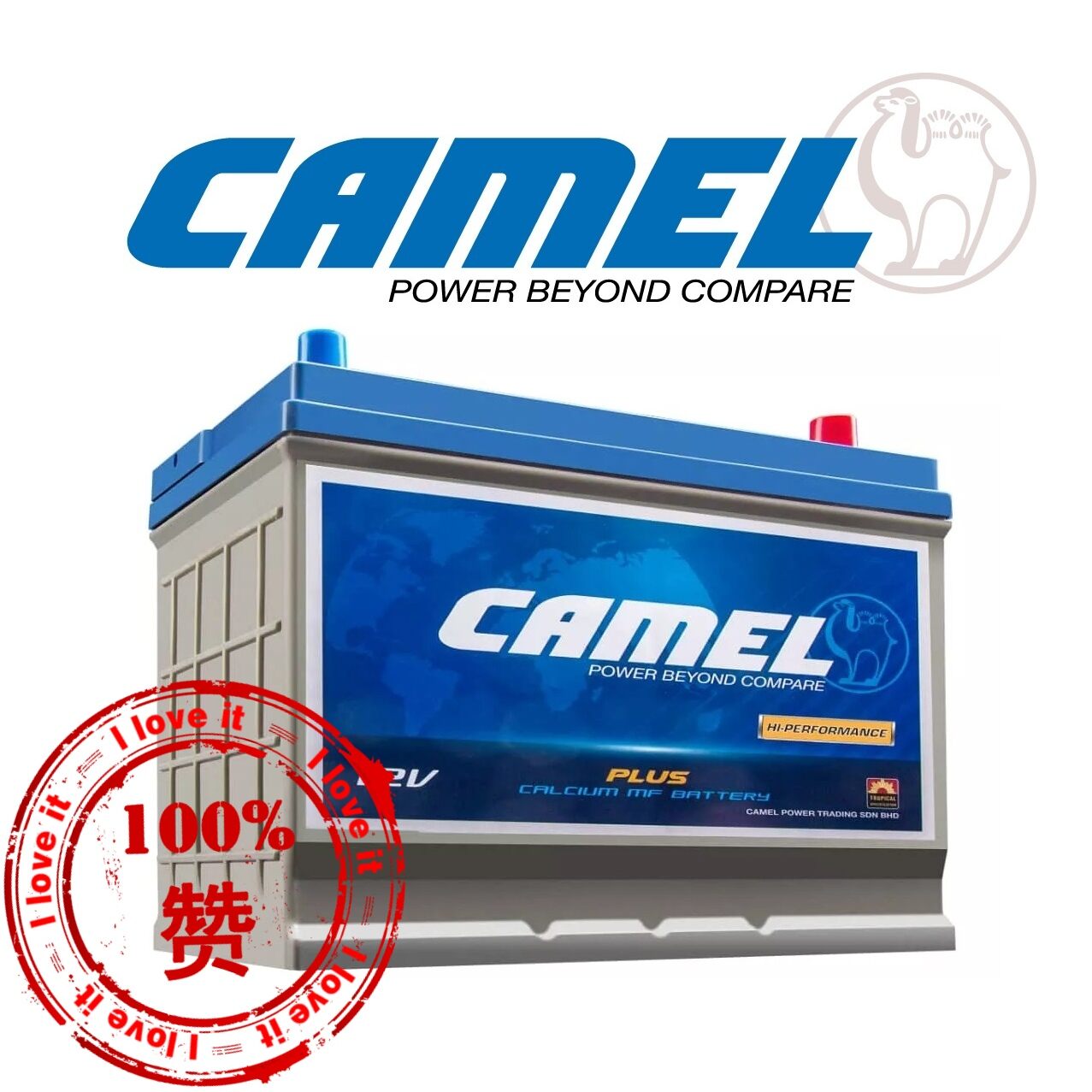 【CAMEL】Car Battery Bateri Kereta PROTON HONDA TOYOTA Avanza【55B24L ...