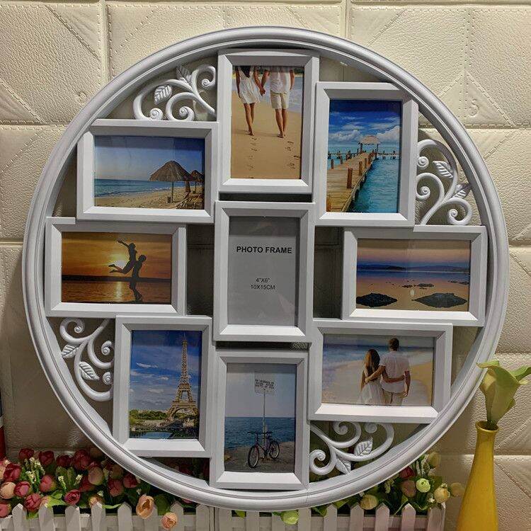 Creative Minimalist Photo Frames Round Pvc High Quality Photo Frame ...