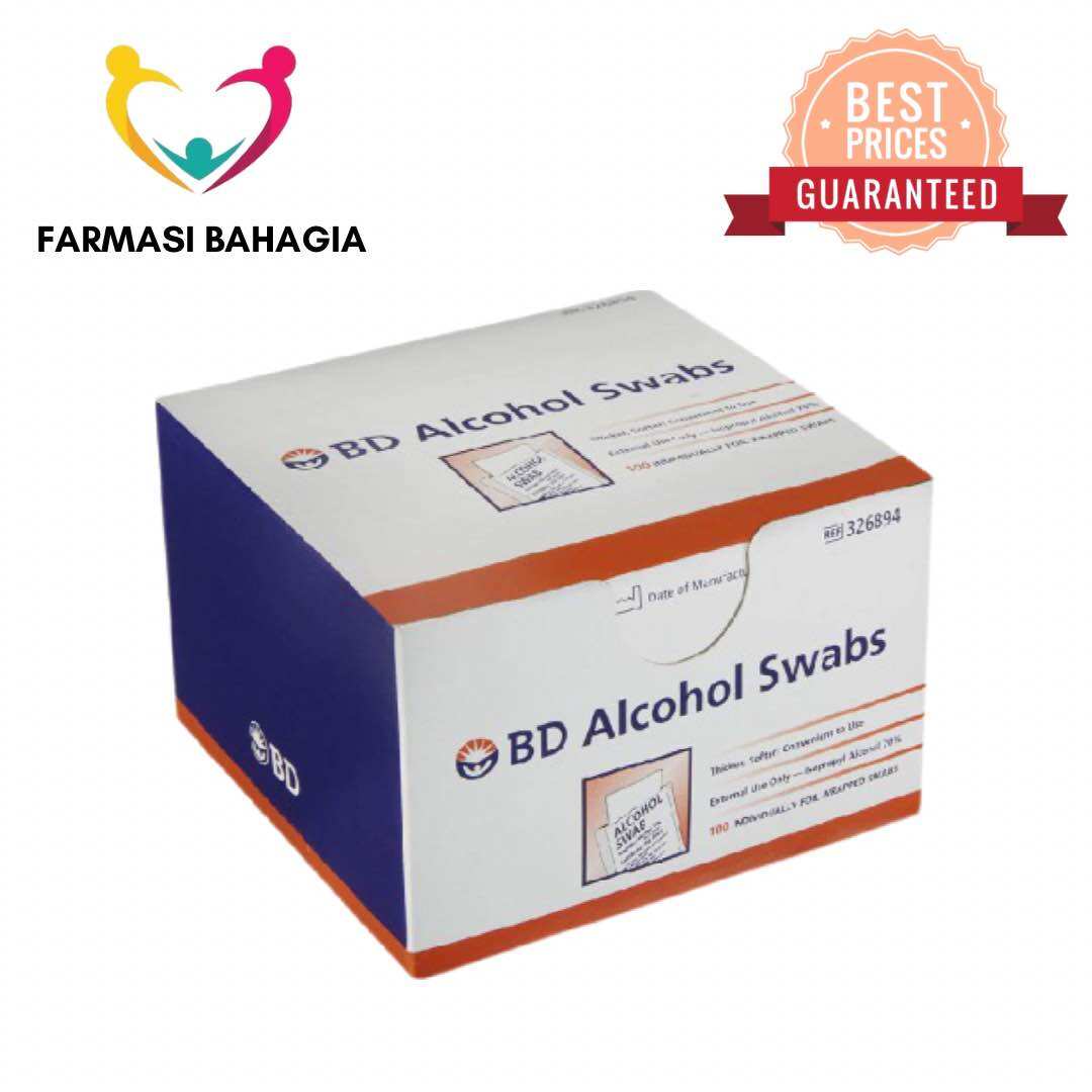 BD Alcohol Swabs 100pcs | Lazada