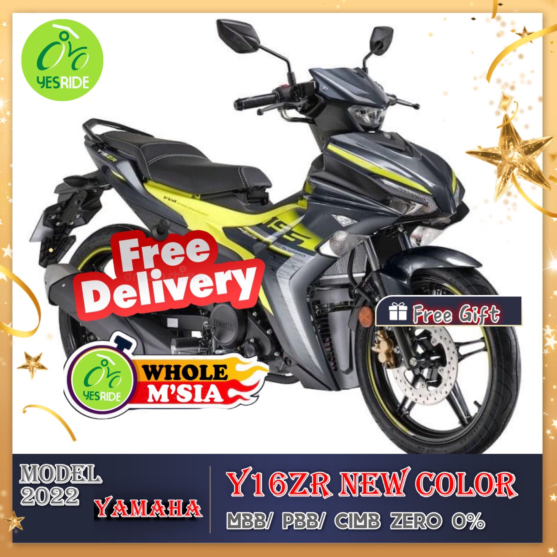 YAMAHA Y16ZR New Color | Lazada