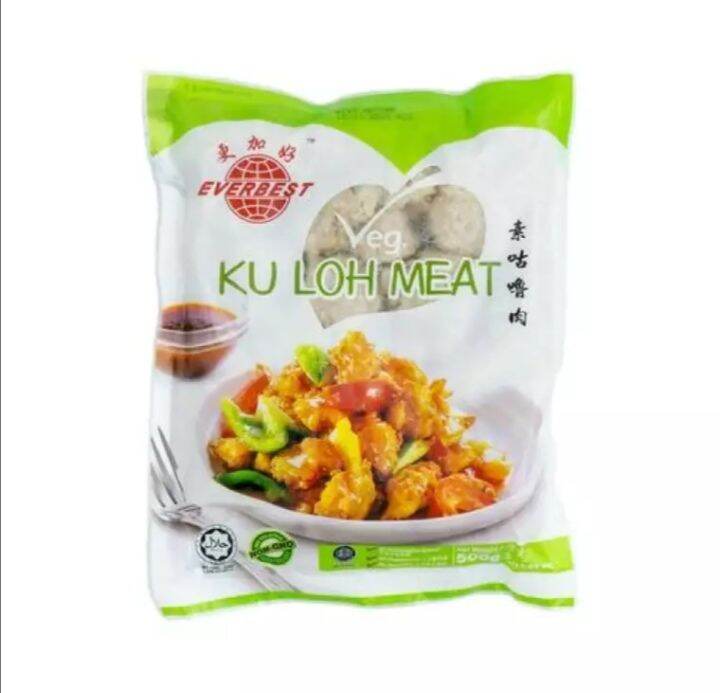 Everbest VEGETARIAN FROZEN KU LOH MEAT (500G) 更加好素咕噜肉 | Lazada