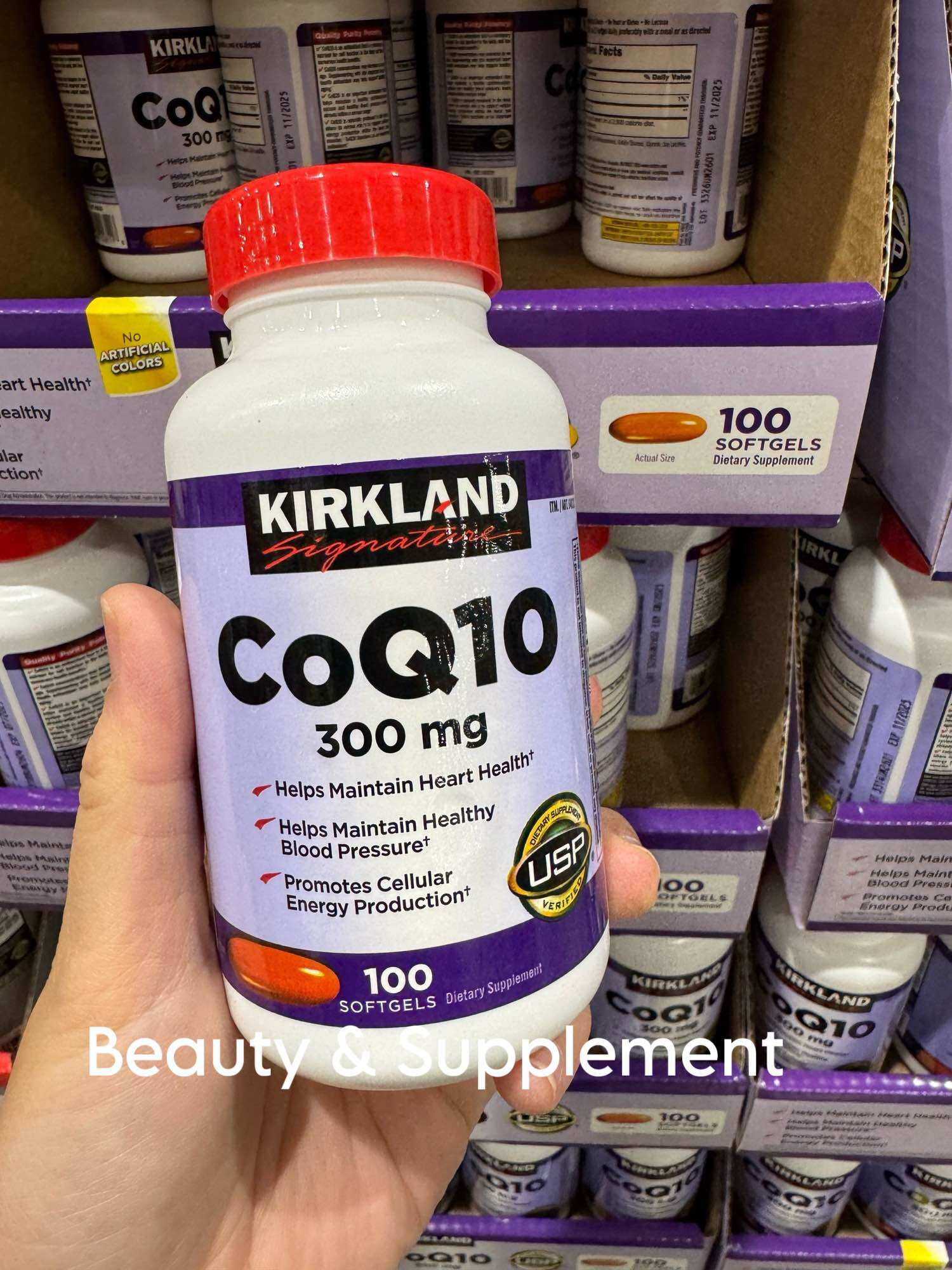 Kirkland Signature CoQ10 300 mg 100 Softgels | Lazada