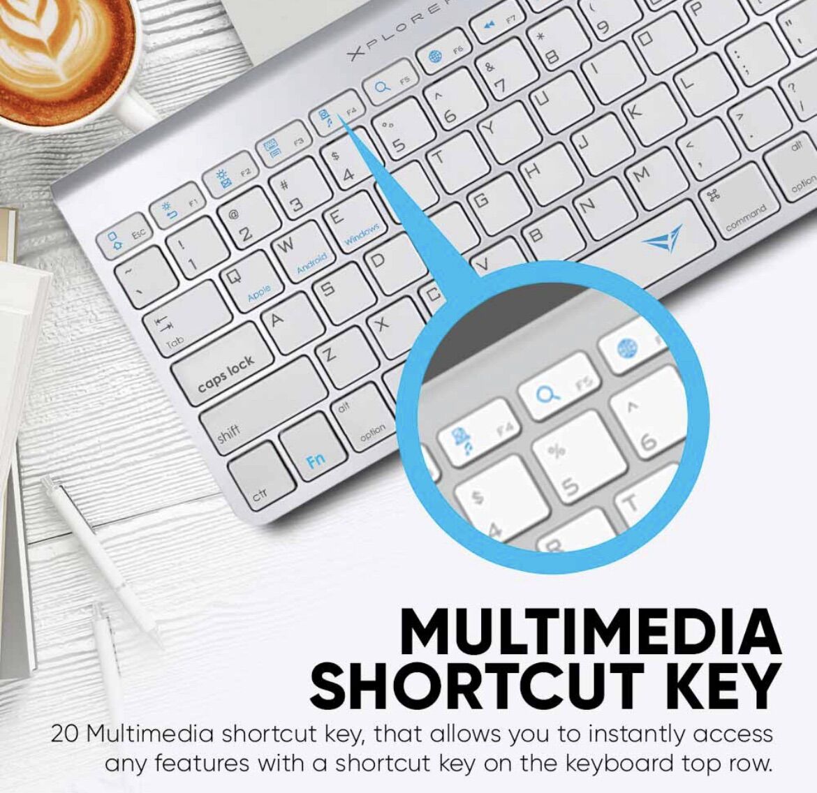 Alcatroz Xplorer Go ! 300BT Wireless Bluetooth Keyboard | Lazada