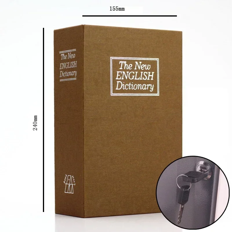 Dictionary Mini Book Safe Security Key Locker Money Hidden Secret Safe ...