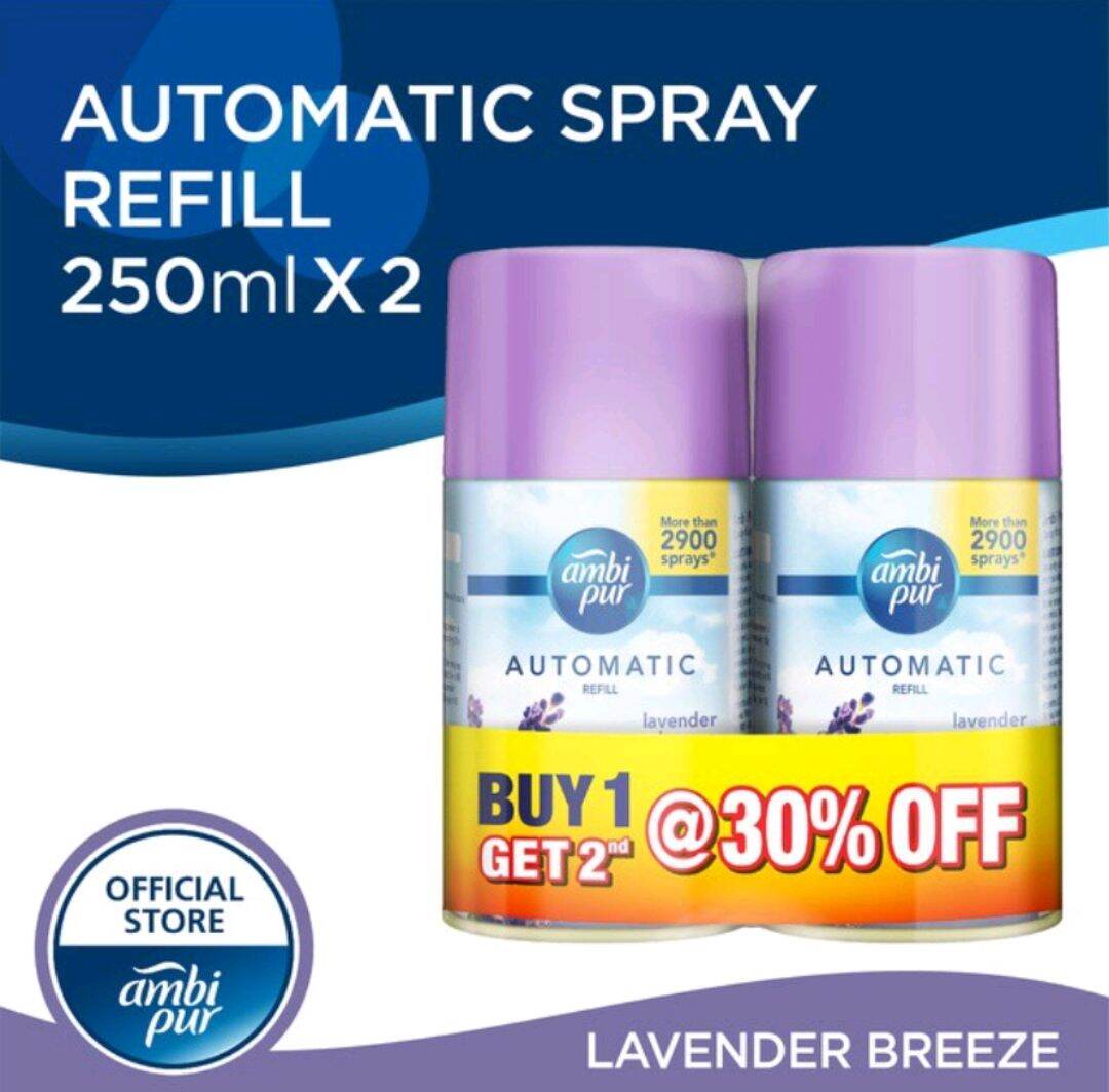 Ambi Pur InstantMatic Automatic Freshener Spray Refill (250ml x2) | Lazada