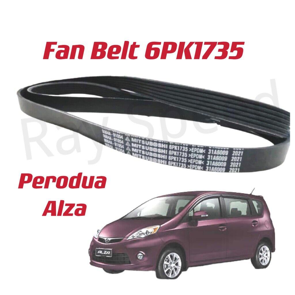 Mitsuboshi Fan Belt 6PK1735 Perodua Alza Air Cond,Alternator Fan Belt ...