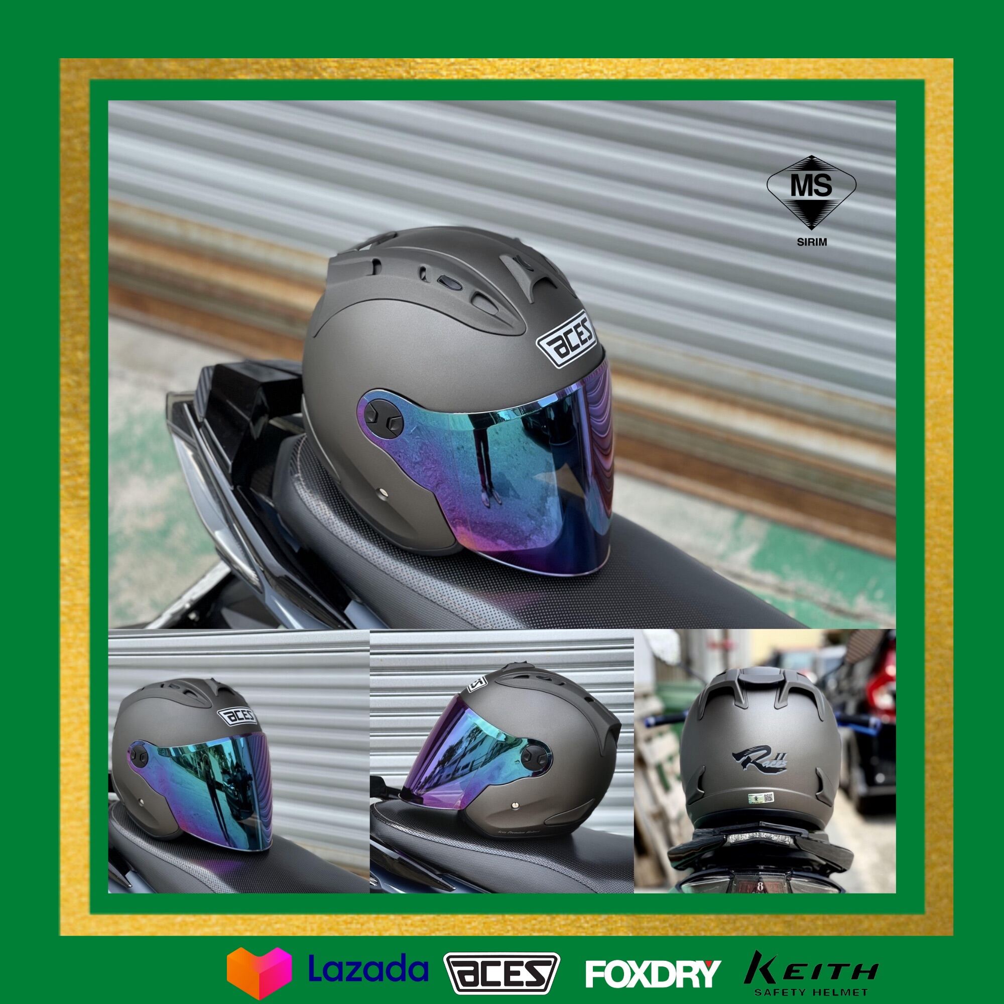 Aces Premium R2 Exclusive Edition Sirim Malaysia Approval( Open Face ...