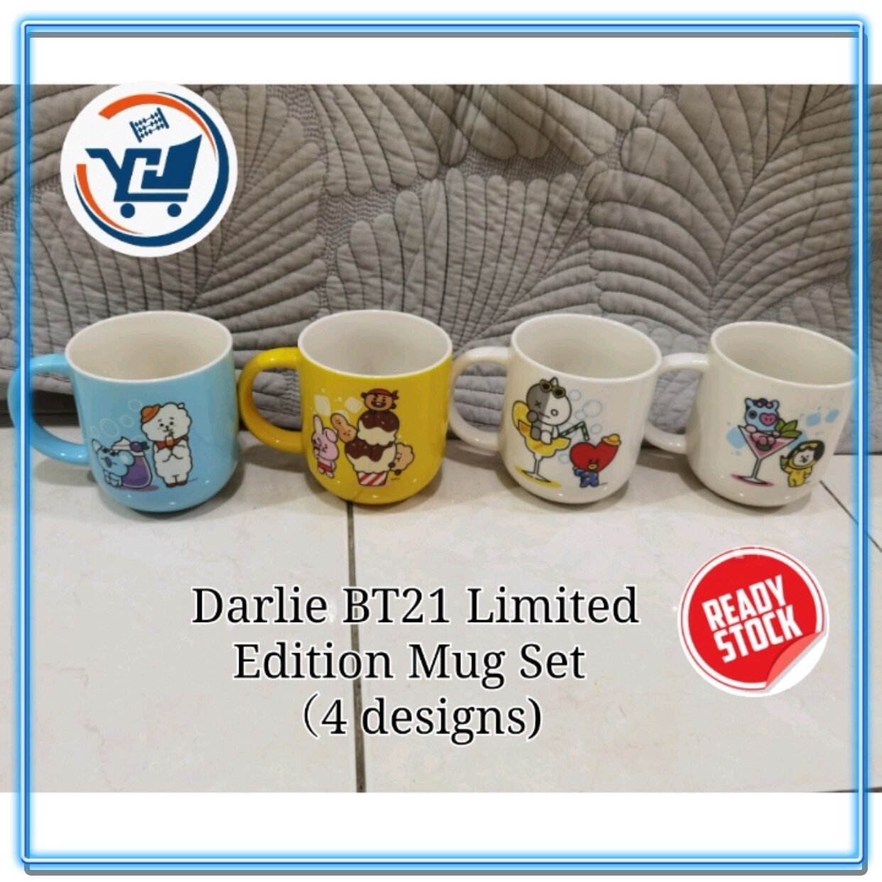 Darlie BT21 Limited Edition Mug Set （4designs） | Lazada