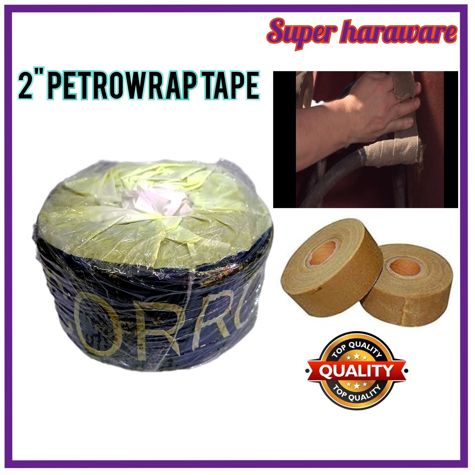 50MM X 10M PETROWRAP TAPE PETROLATUM TAPE/MARINE ANTI CORROSIVE TAPE ...