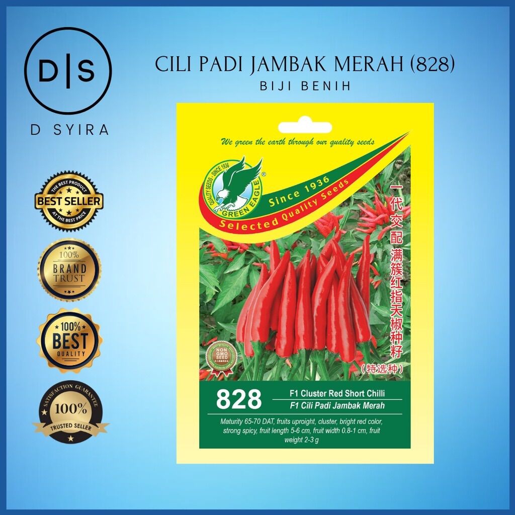 Green Eagle : F1 Hibrid Cili Padi Jambak Merah(828) 30 biji 👉 F1 Hybrid ...