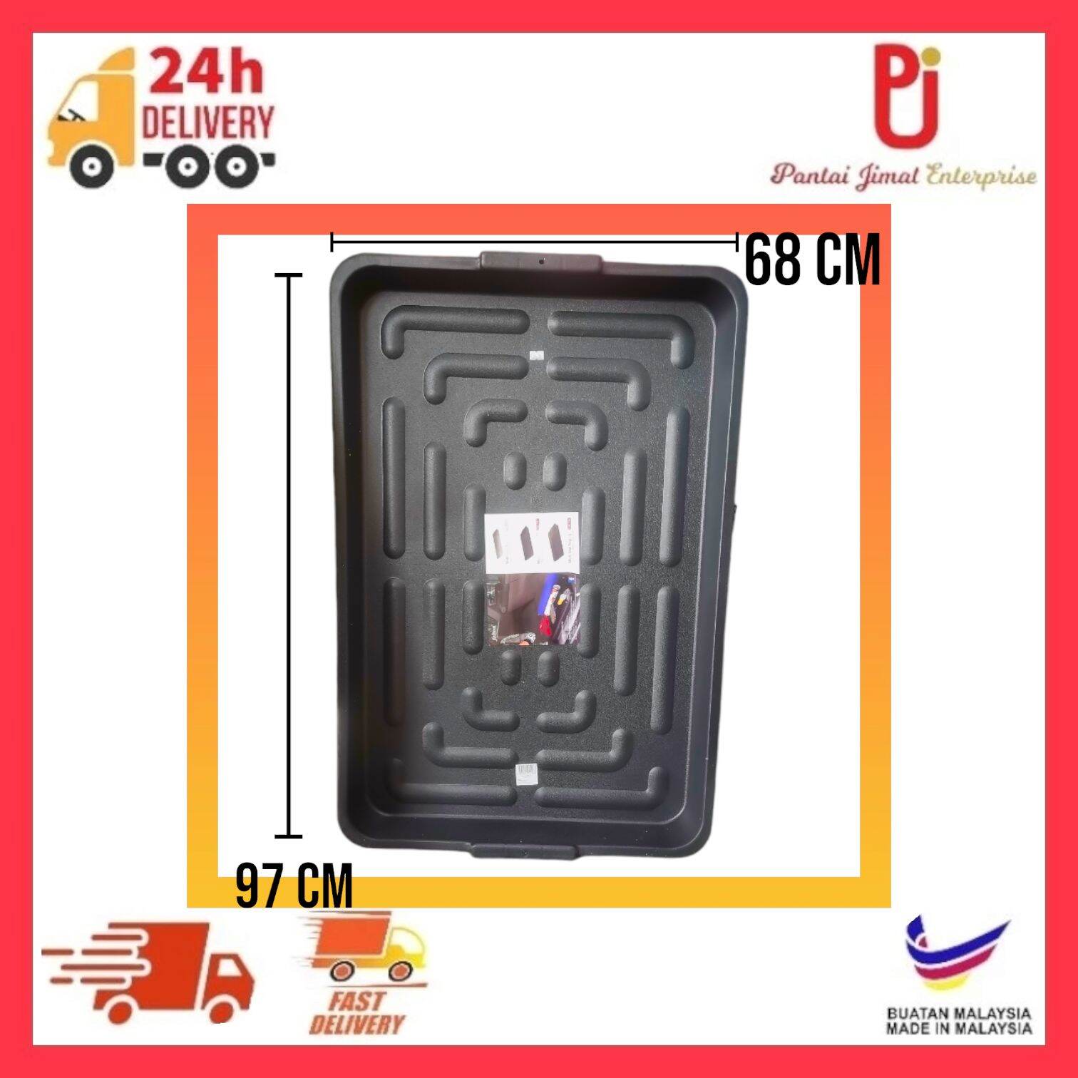 Multi Use Car Boot Tray Plastic/ Multipurpose Black Tray/ Stall Tray ...